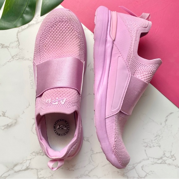 APL | Shoes | Apl Breast Cancer Awareness Pink Bow Techloom Bliss ...